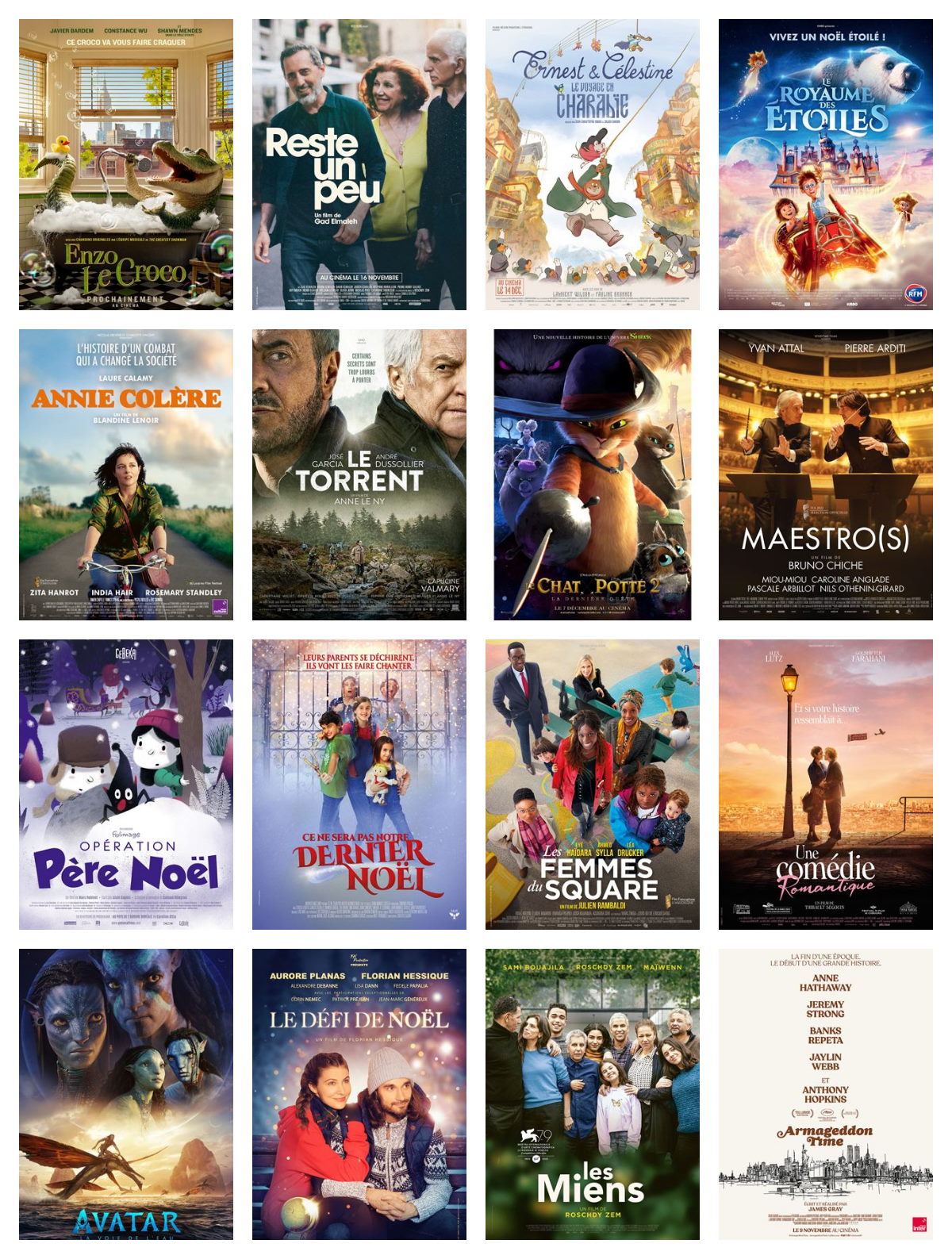 Programme cinéma Décembre - L'Artea